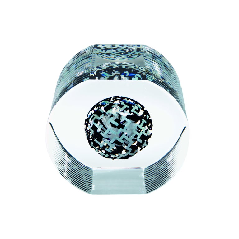 Saint-Louis Saint Louis MESA Crystal Paperweight by Perrin and Perrin ...