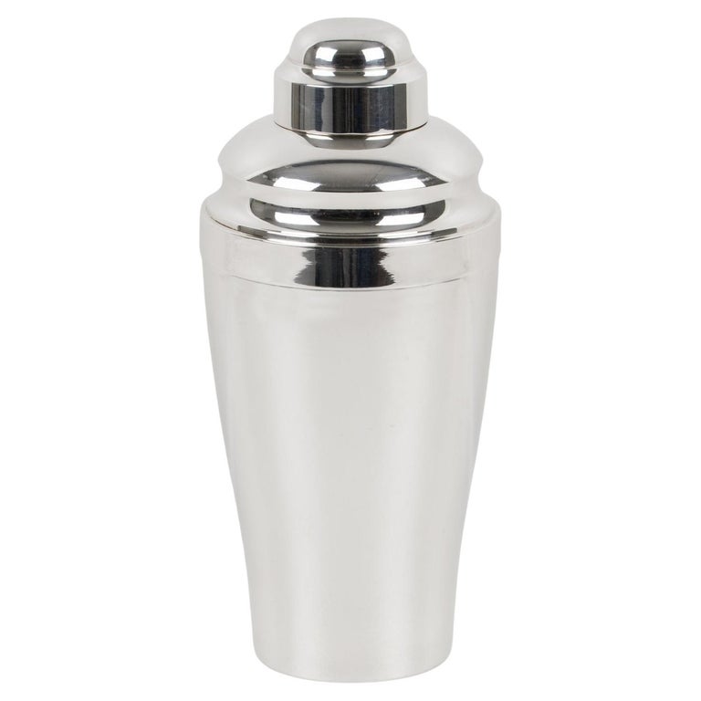 Saint Medard France, Art Deco Silver Plate Cocktail Shaker with Lemon ...
