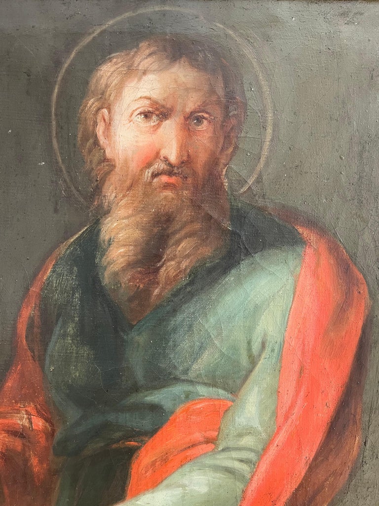 Saint Paul, Oil on Canvas, 19th Century For Sale at 1stDibs