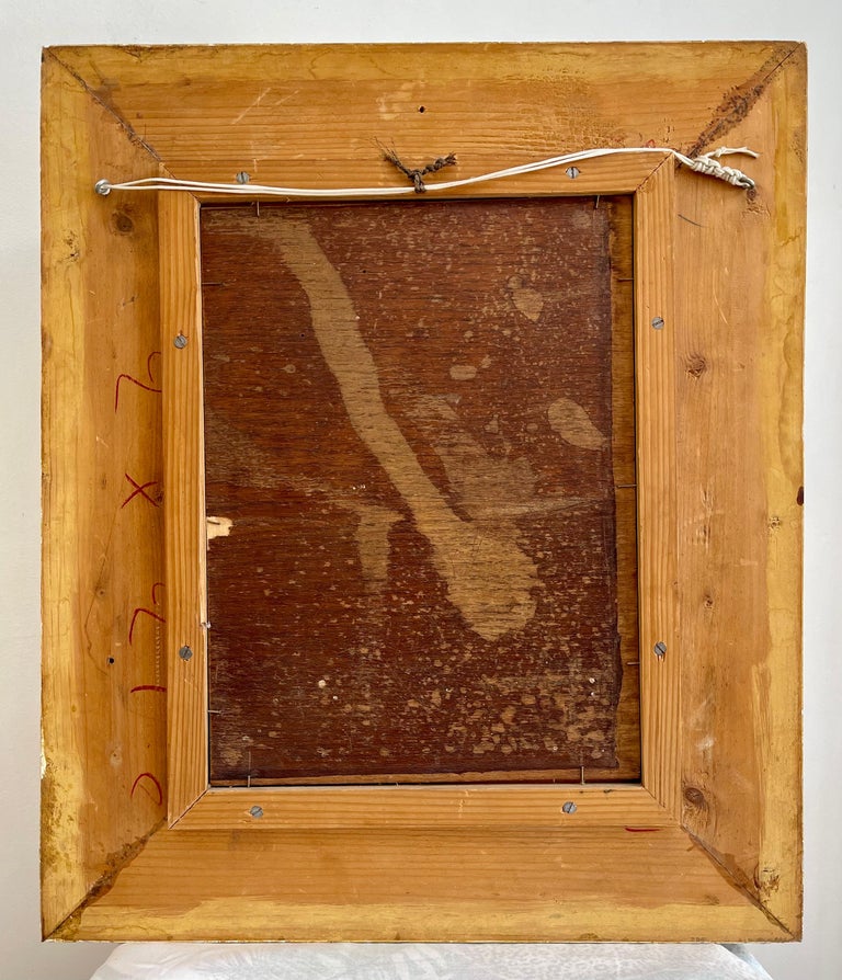 Saint Peter, Oil on Wood Panel, 19th Century For Sale at 1stDibs