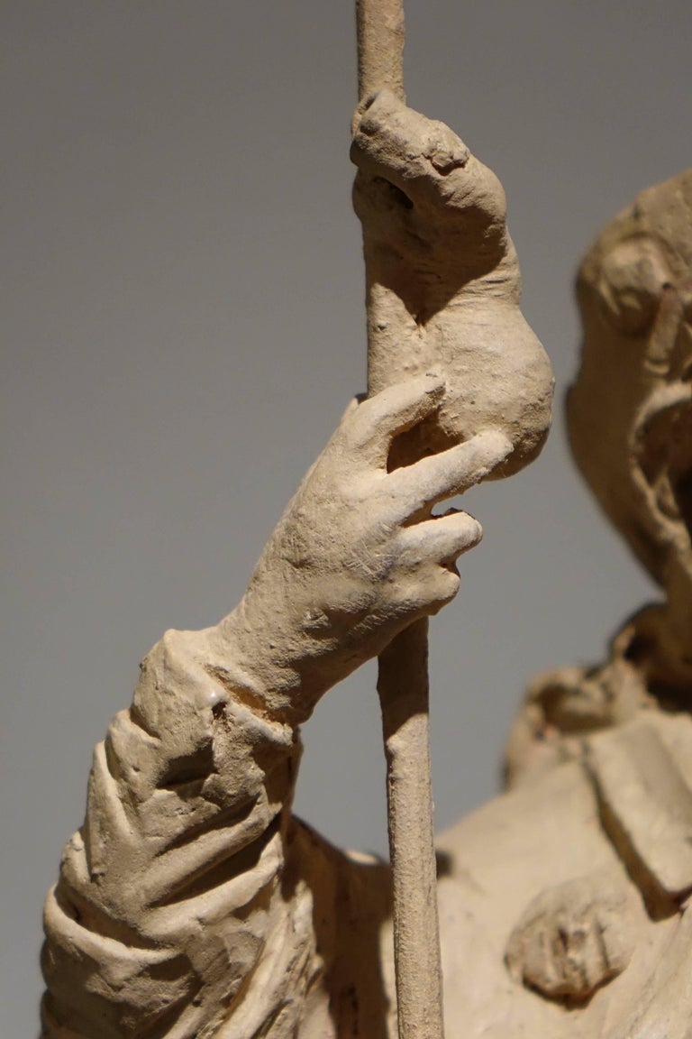 Saint Roch or Rocco, Unique Original Terracotta Statue, France, 18th ...