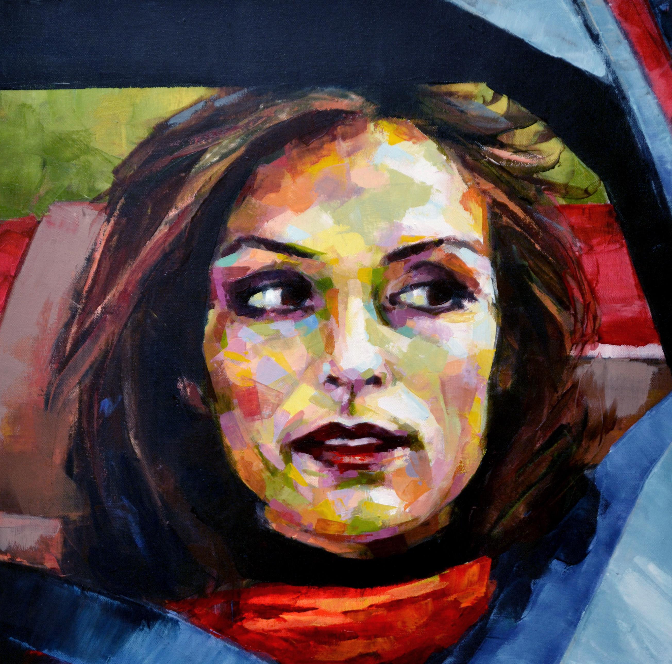 Sal Jones - Let It Pour Some More - original modern portraiture female ...