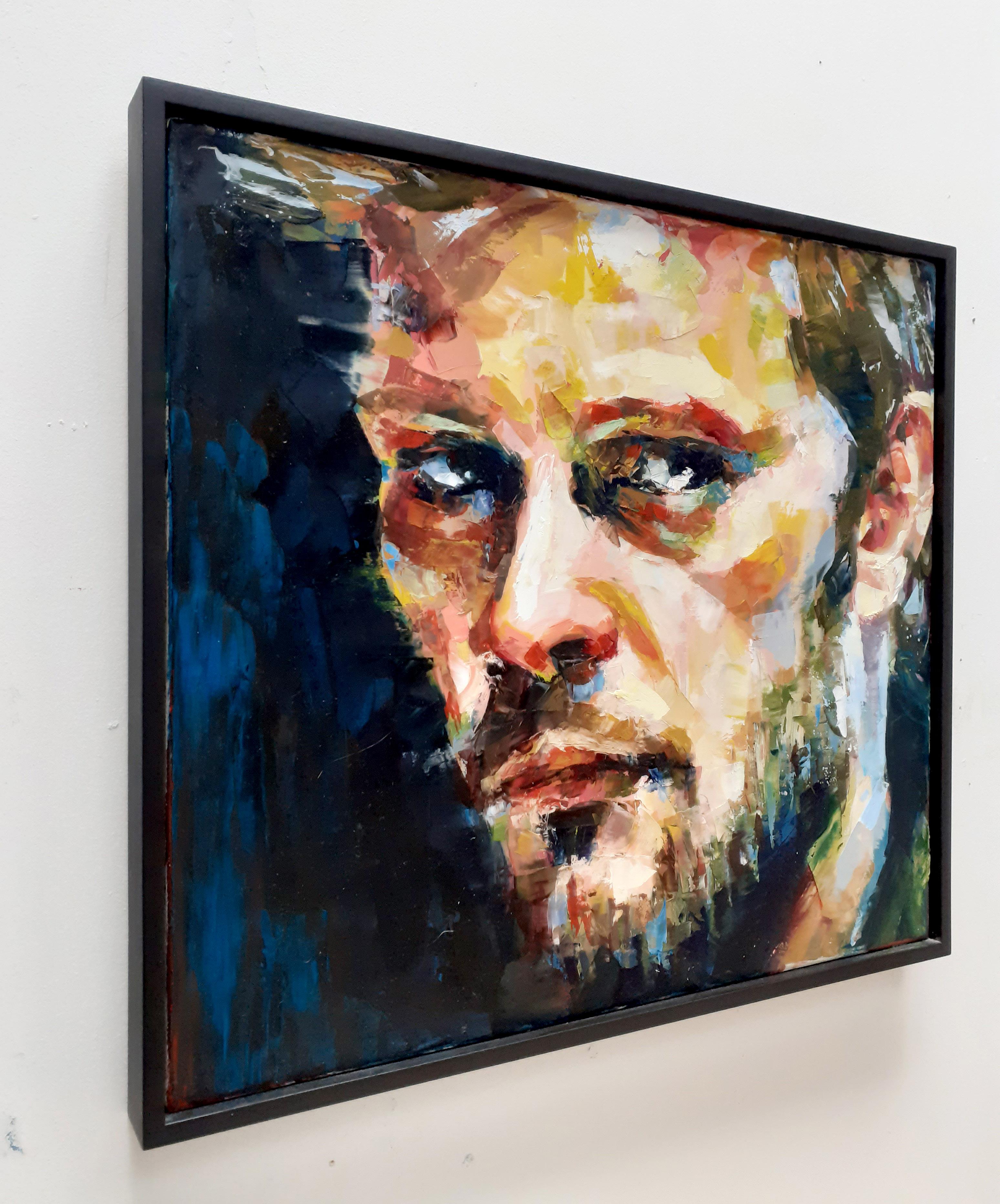 Sal Jones - Okay? - original oil figure portraiture male form paint ...