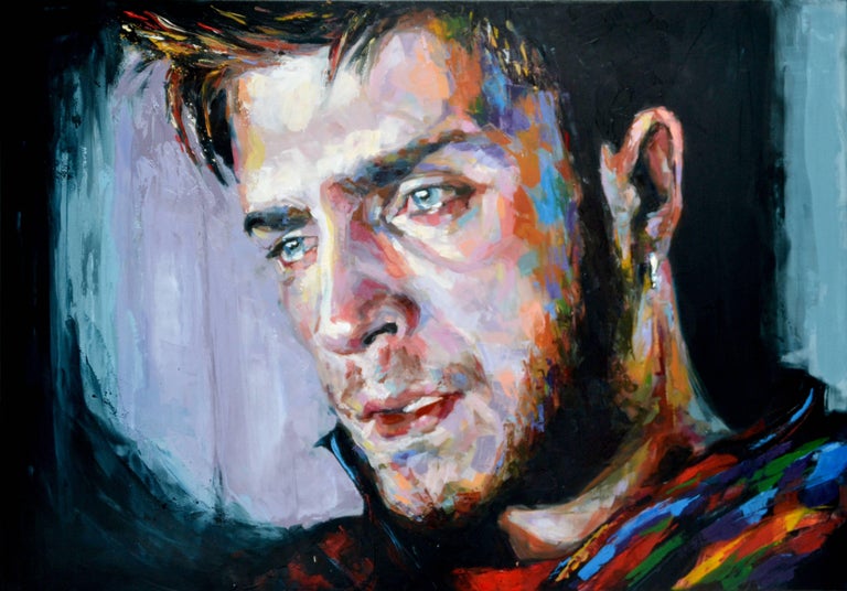 Abstract Portrait Painting Male