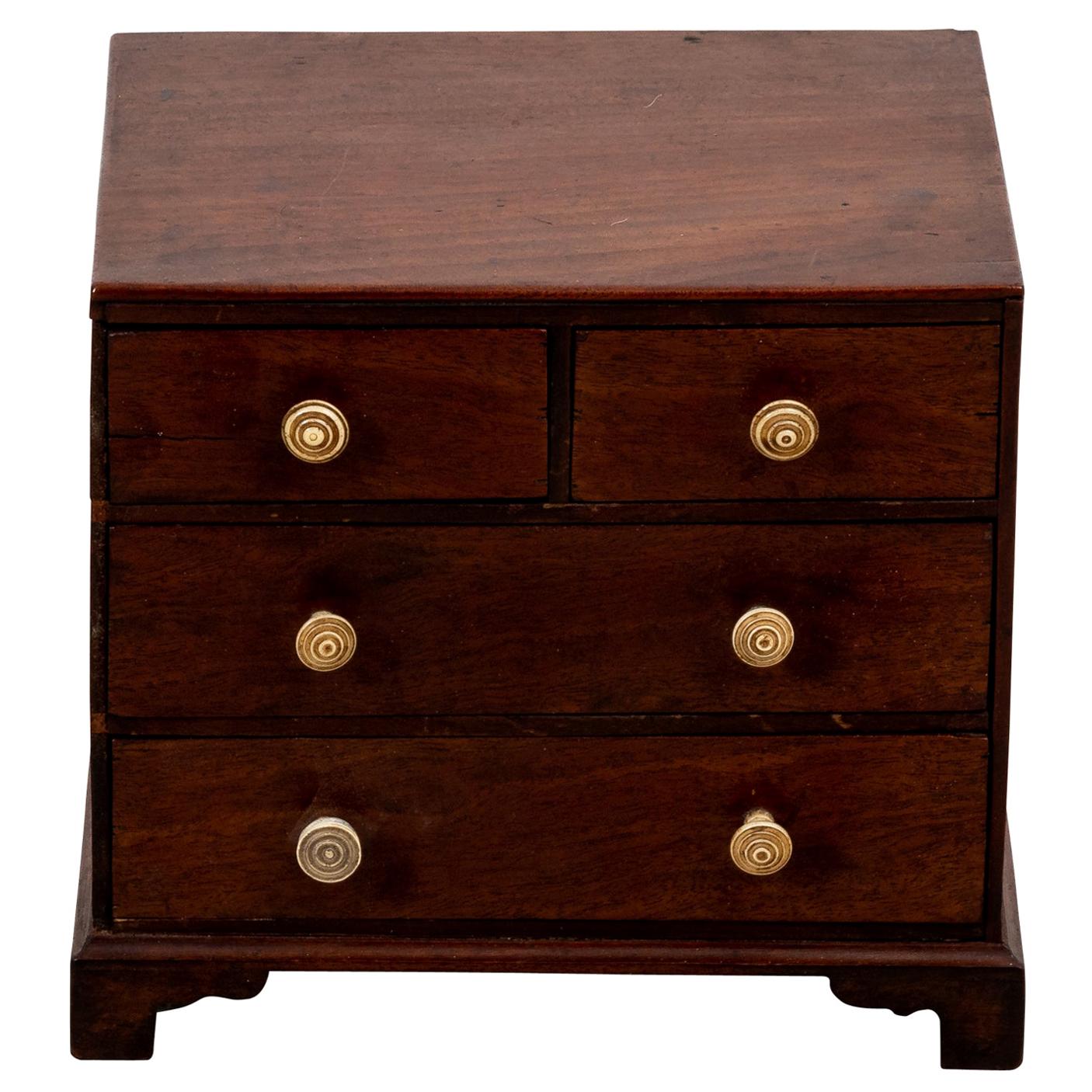 Salesman's Sample Diminutive Chippendale Style Mahogany Slant Front ...