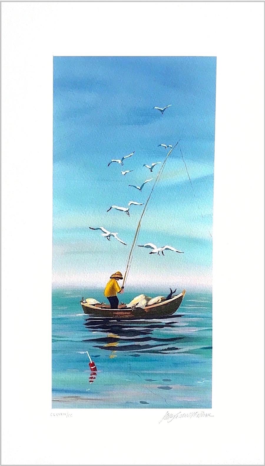 Sally Caldwell-Fisher - DAILY CHORES Signed Lithograph, Seaside ...