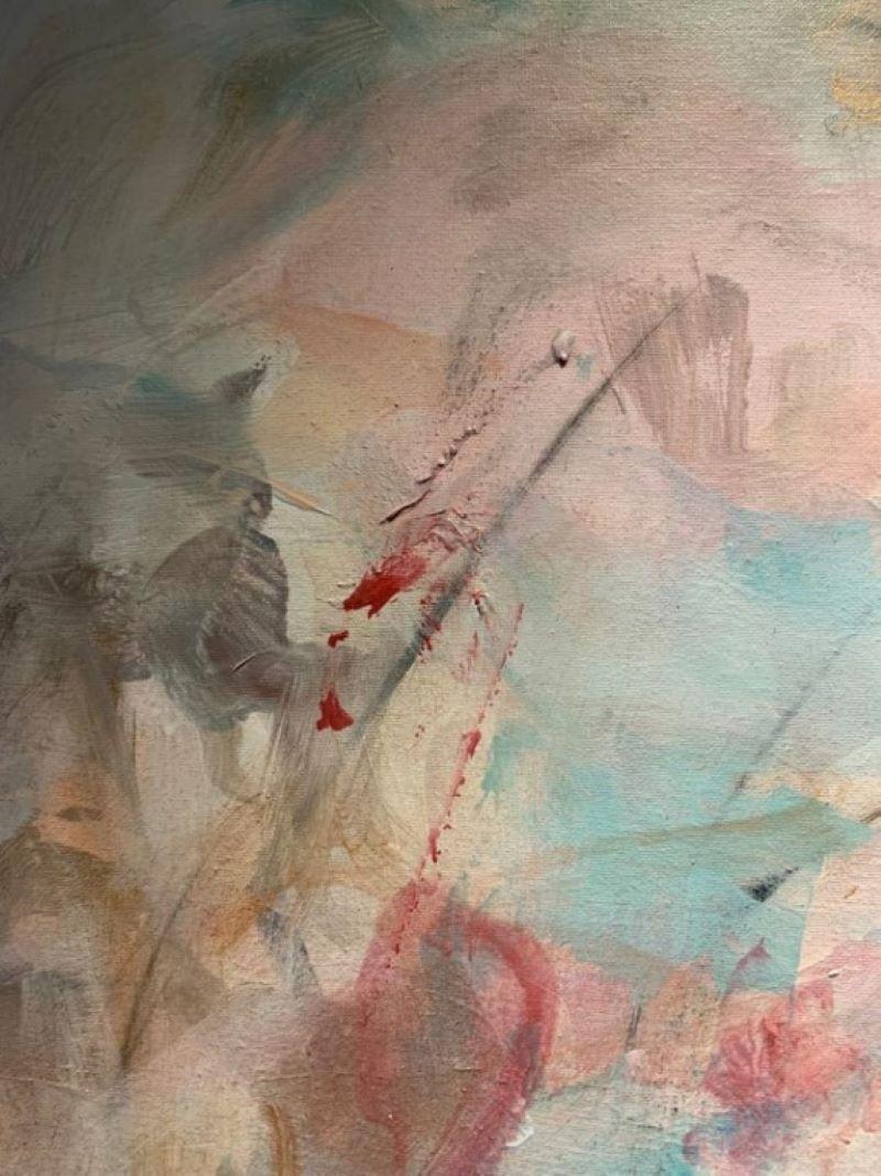 Sally Harrold - Love Shy by Sally Harrold, Original art, Abstract art, Floral painting [2021 ...