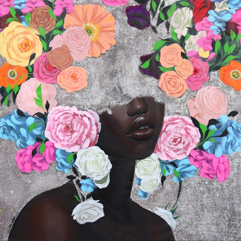 Sally K - Dreamer I - Original Sally K Figurative Artwork at 1stDibs