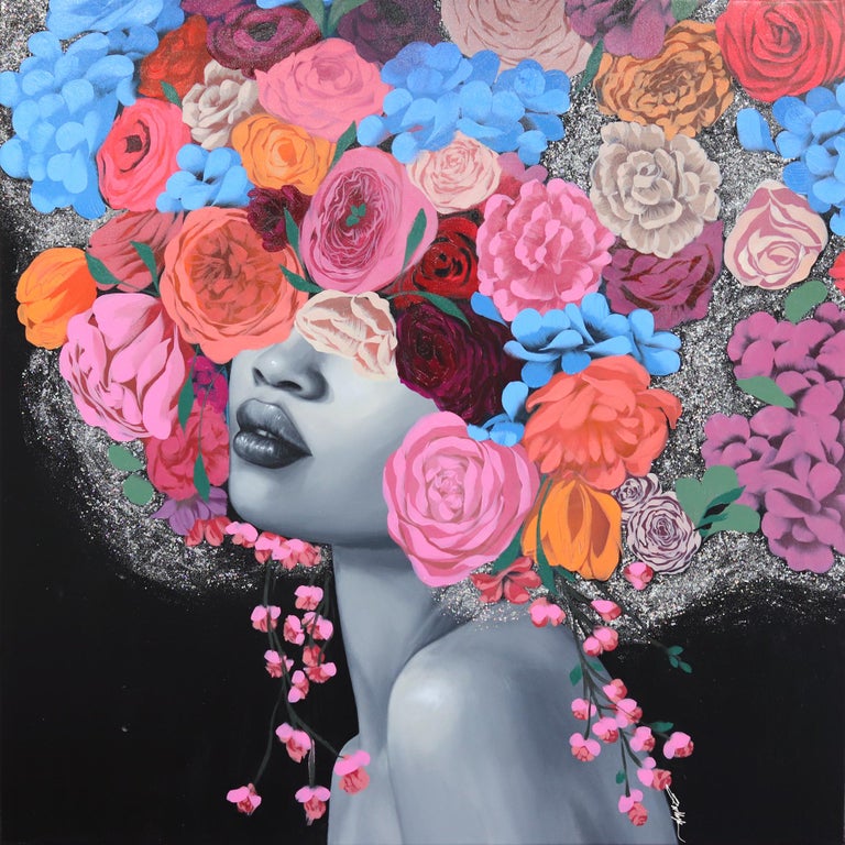 Sally K - Dreamer II - Original Sally K Figurative Artwork at 1stDibs