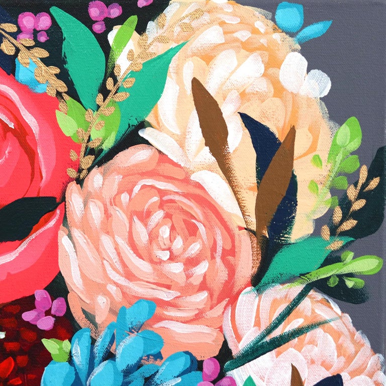 Sally K - Gold Vines - Original Sally K Figurative Artwork For Sale at ...