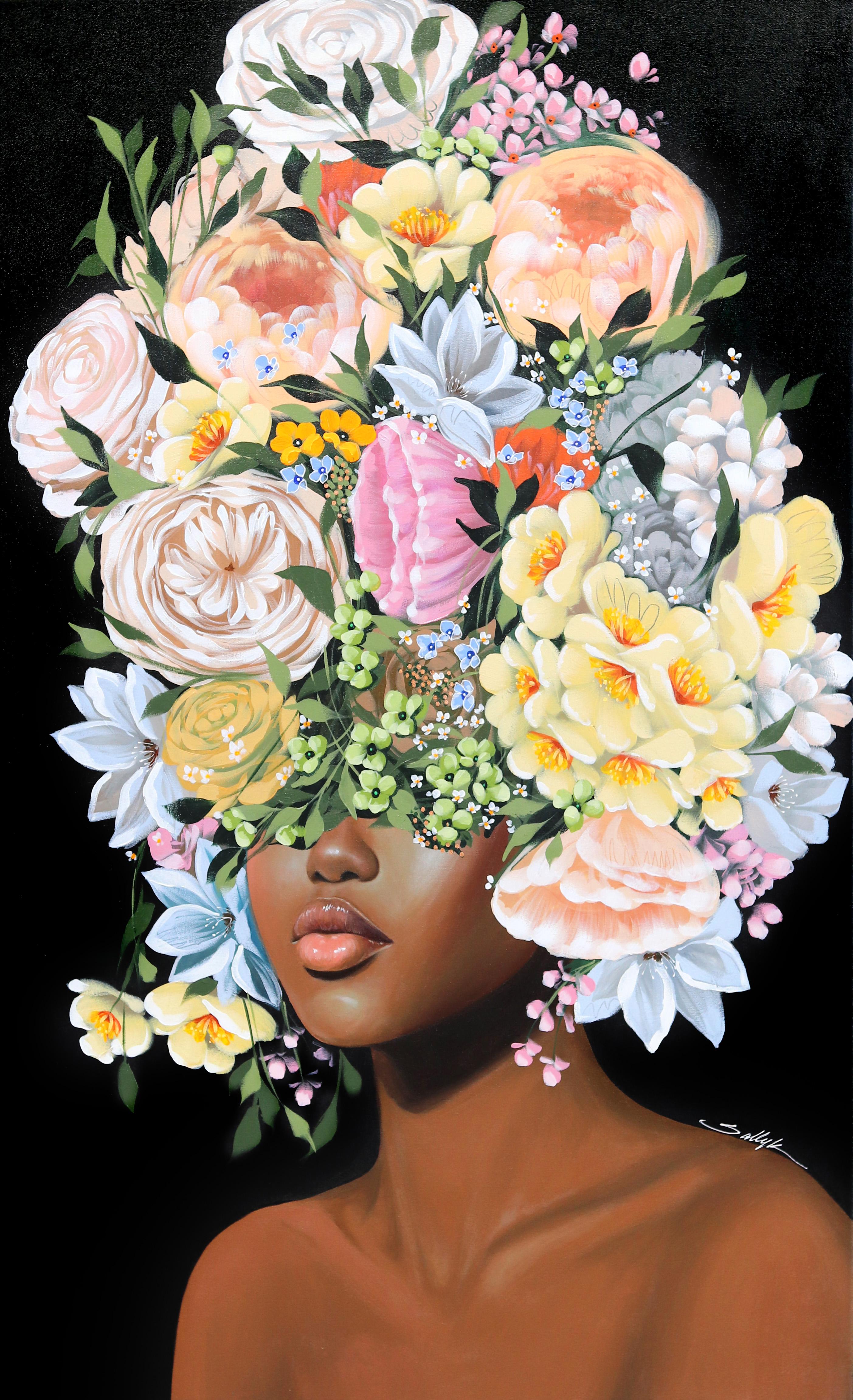 Sally K - Harmony - Original Sally K Figurative Artwork For Sale at 1stDibs