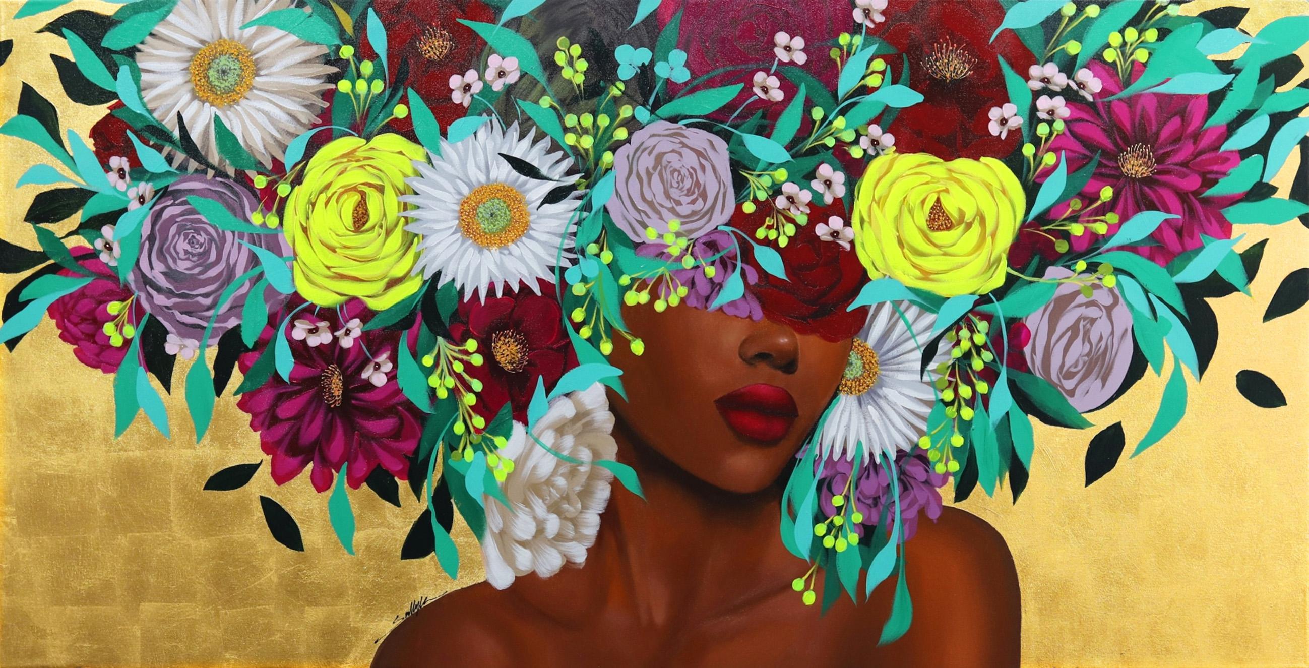 Sally K - Royal Blue - Original Sally K Figurative Artwork For Sale at ...