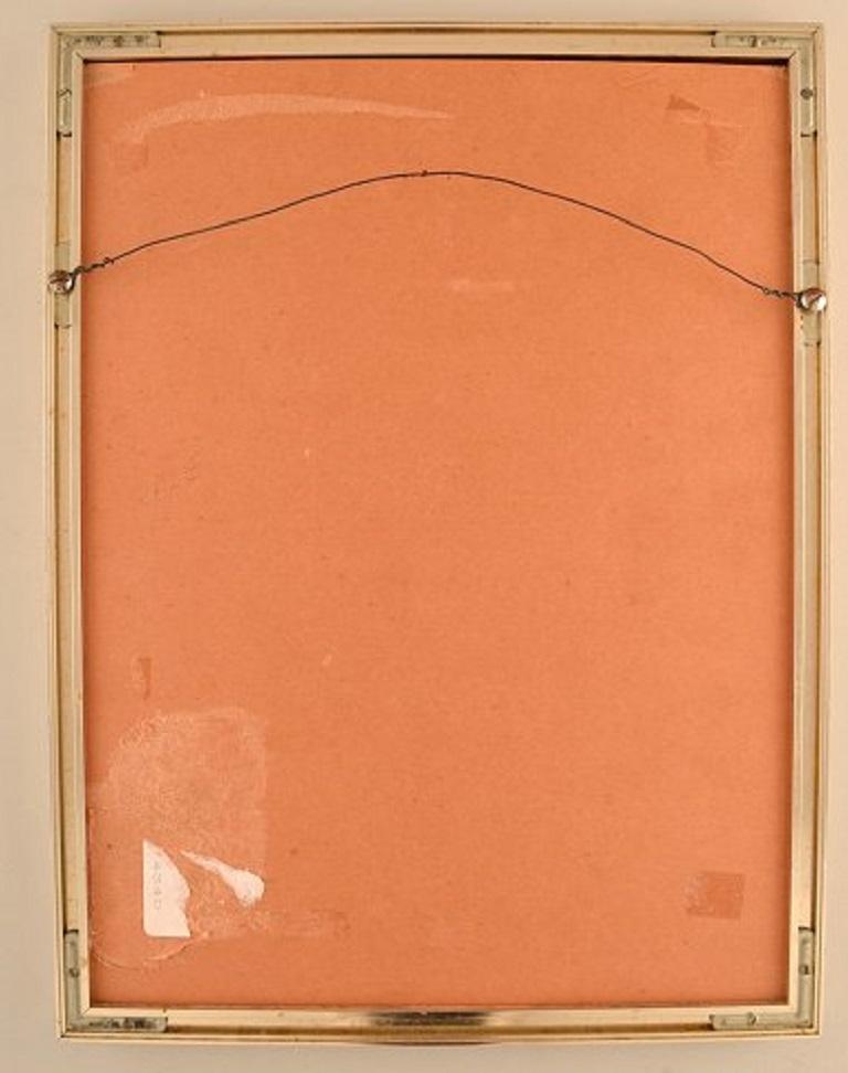 Sally McClymont, Australia, Tusch Drawing, Cowboy on Horse, Late 20th ...