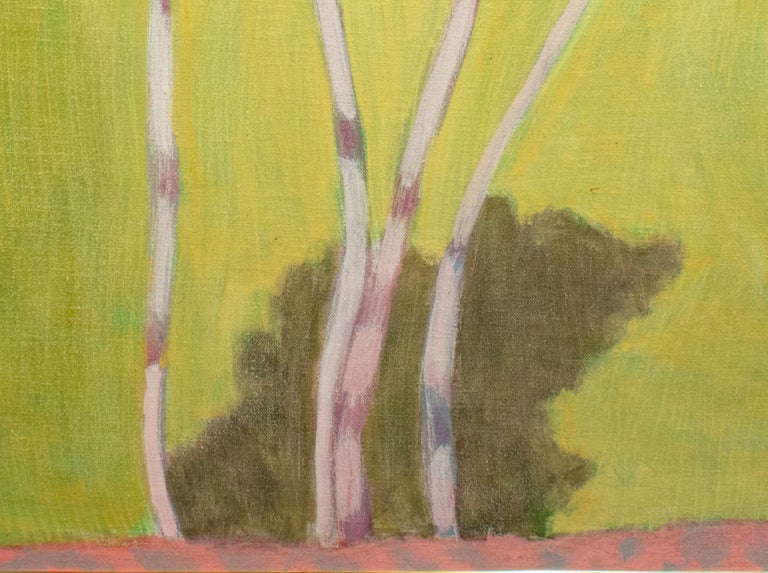 Sally Michel-Avery - "Five Birches" by Sally Michel Avery, Oil on ...