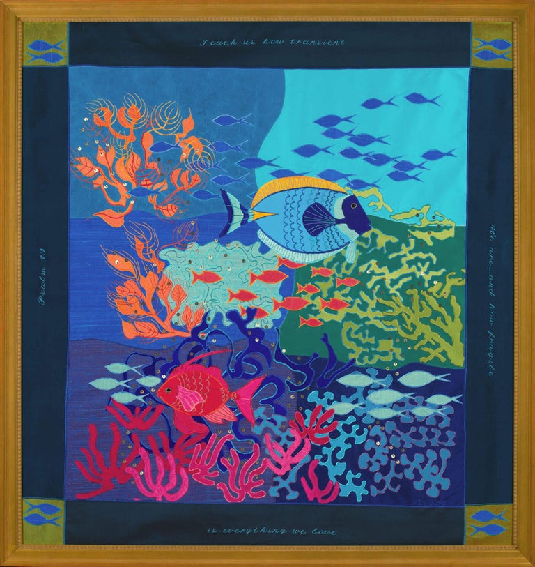 Sally Nicholson - Sally Nicholson, Coral Reef, Framed For Sale at 1stDibs