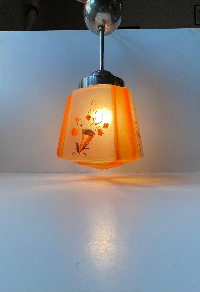 salmon colored lamp