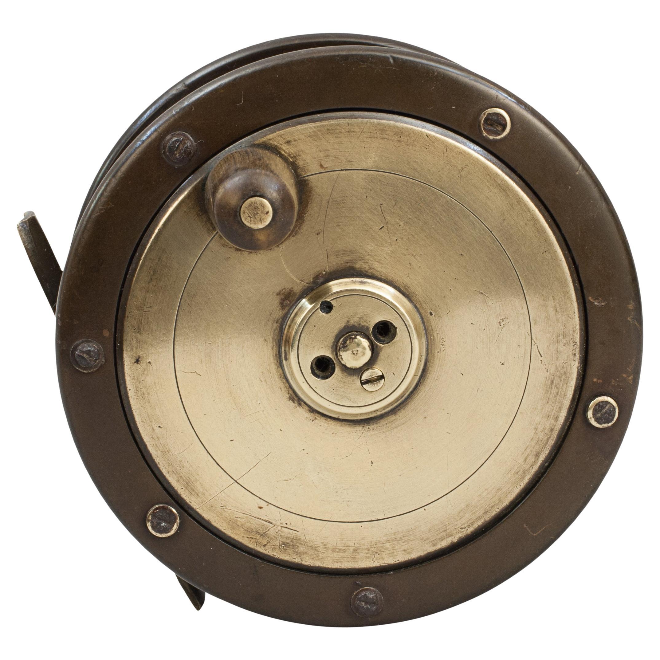 Vintage Salmon Fly Fishing Reel with Brass and Bakelite Face at 1stDibs ...
