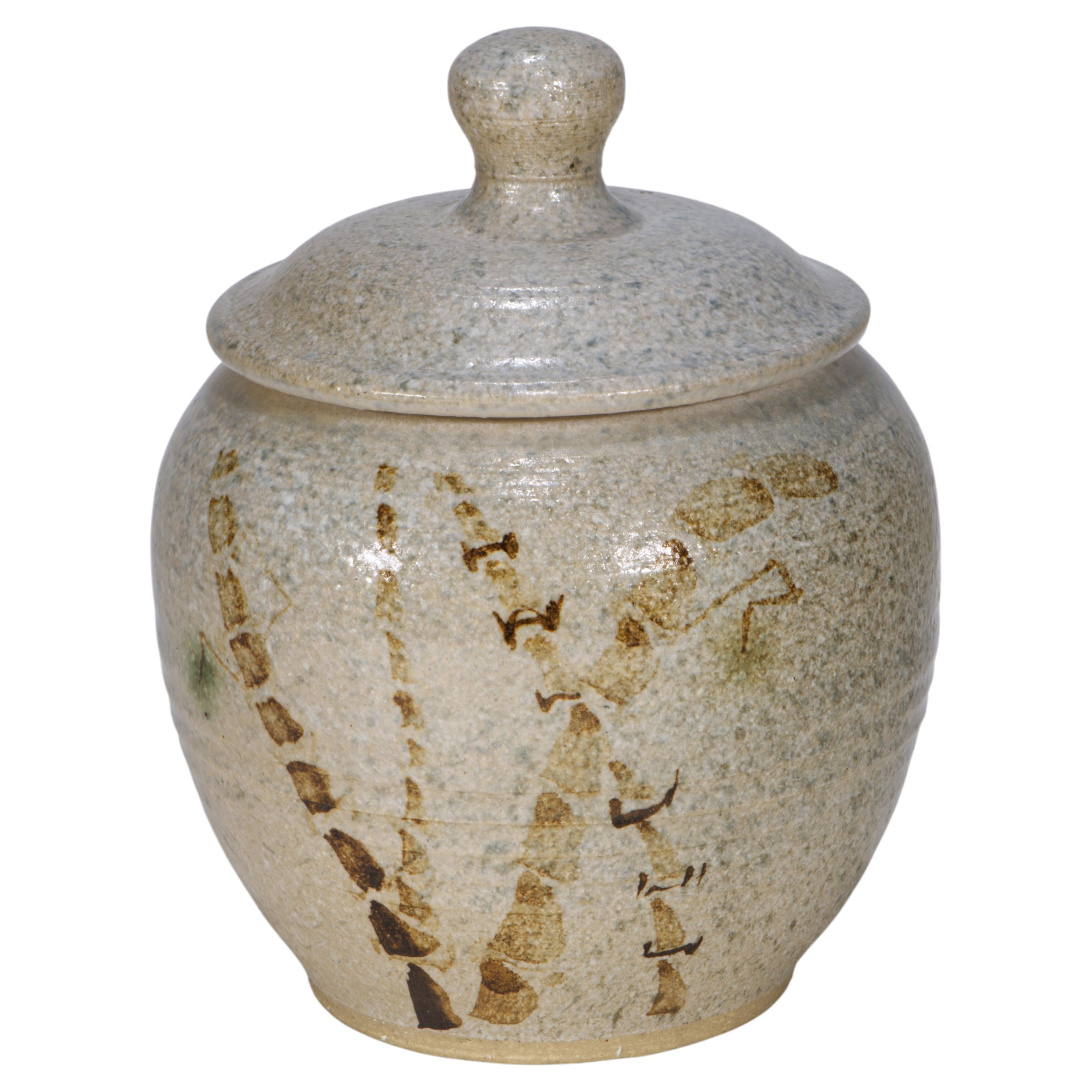 Rob Wiedmaier Lidded Vessel Jar, Organic Modern Art Studio Pottery For ...