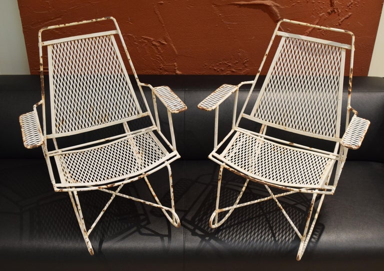 Mexican metal rocking chairs store