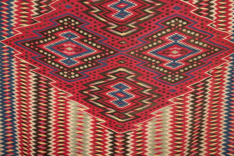 Saltillo Serape Mexican Blanket, 19th Century For Sale at 1stDibs