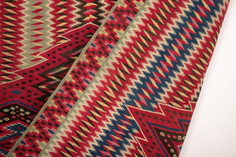 Saltillo Serape Mexican Blanket, 19th Century For Sale at 1stDibs