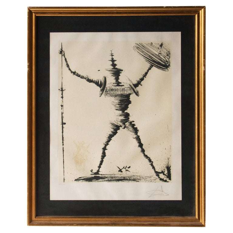 Salvador Dalí Don Quixote of La Mancha Signed Lithography, Spain, 1945 ...