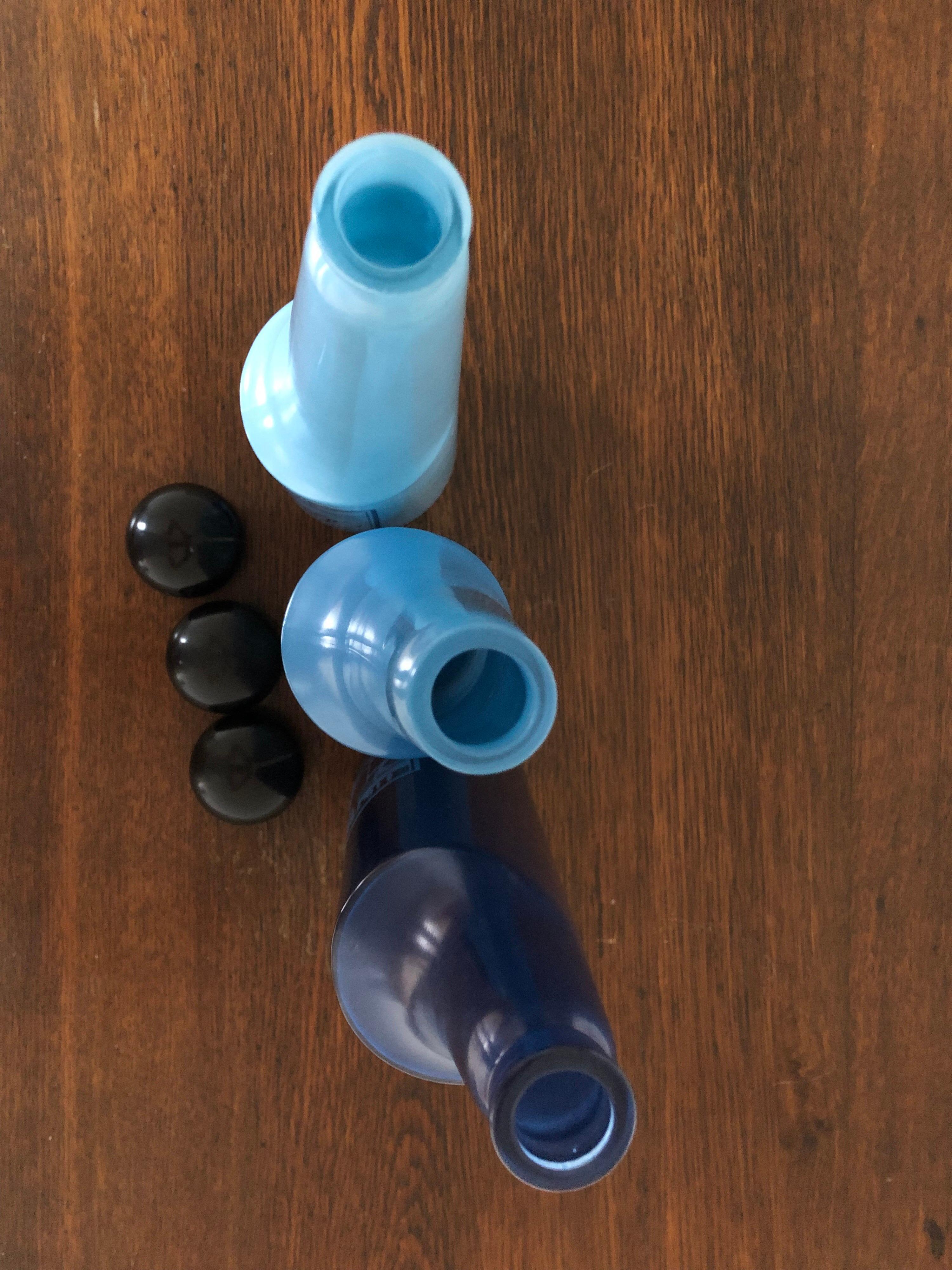 Salvador Dali for Rosso Antico Surrealist Design Glass Bottles, Signed ...