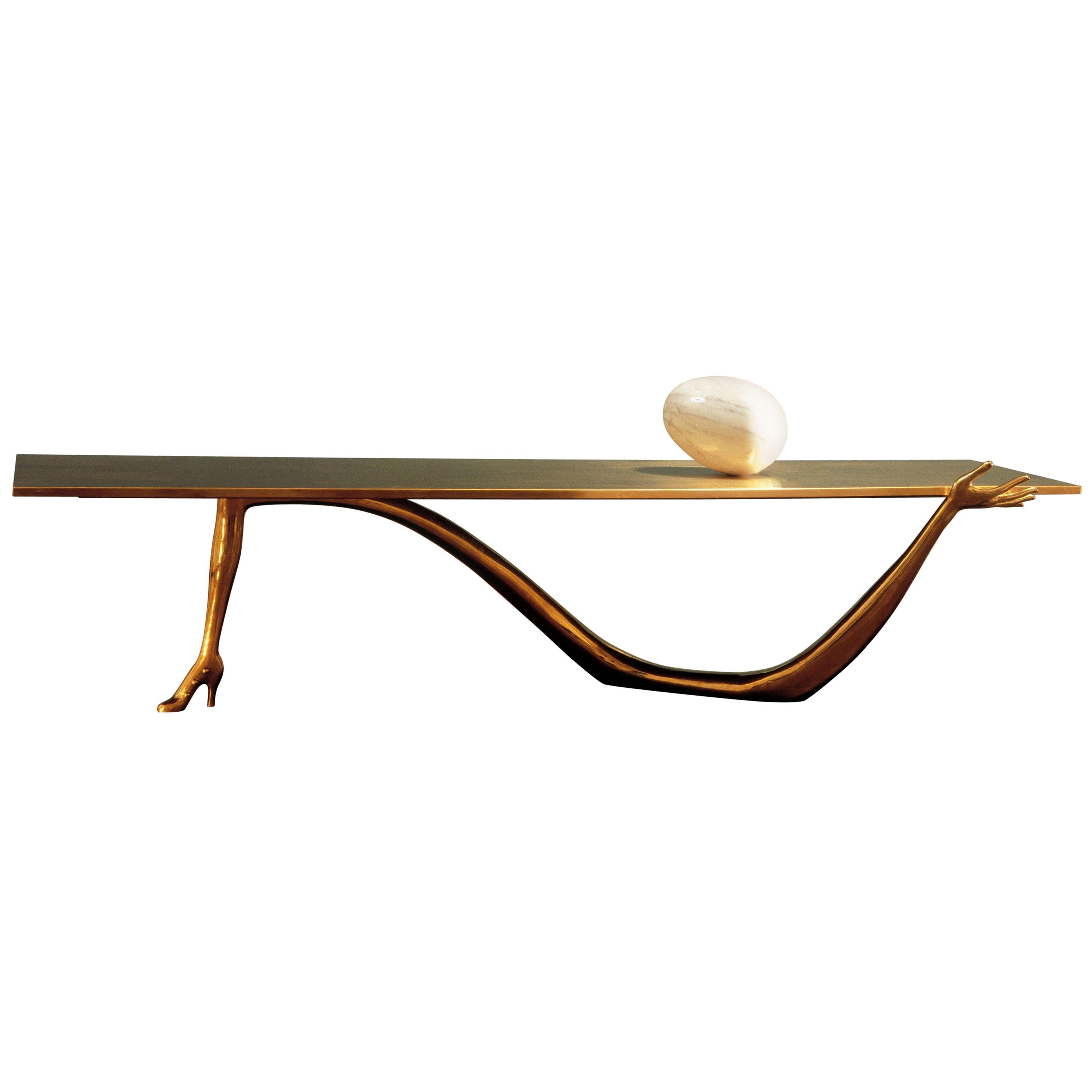Salvador Dali Leda Low Table, Sculpture For Sale at 1stDibs