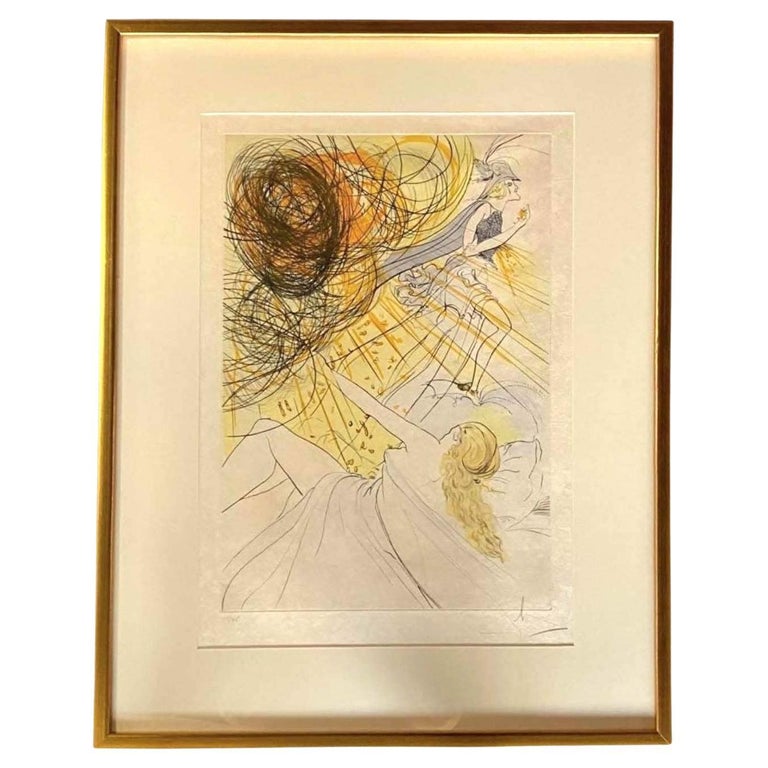 Salvador Dalí "Mercurius" Signed Lithograph For Sale at 1stDibs