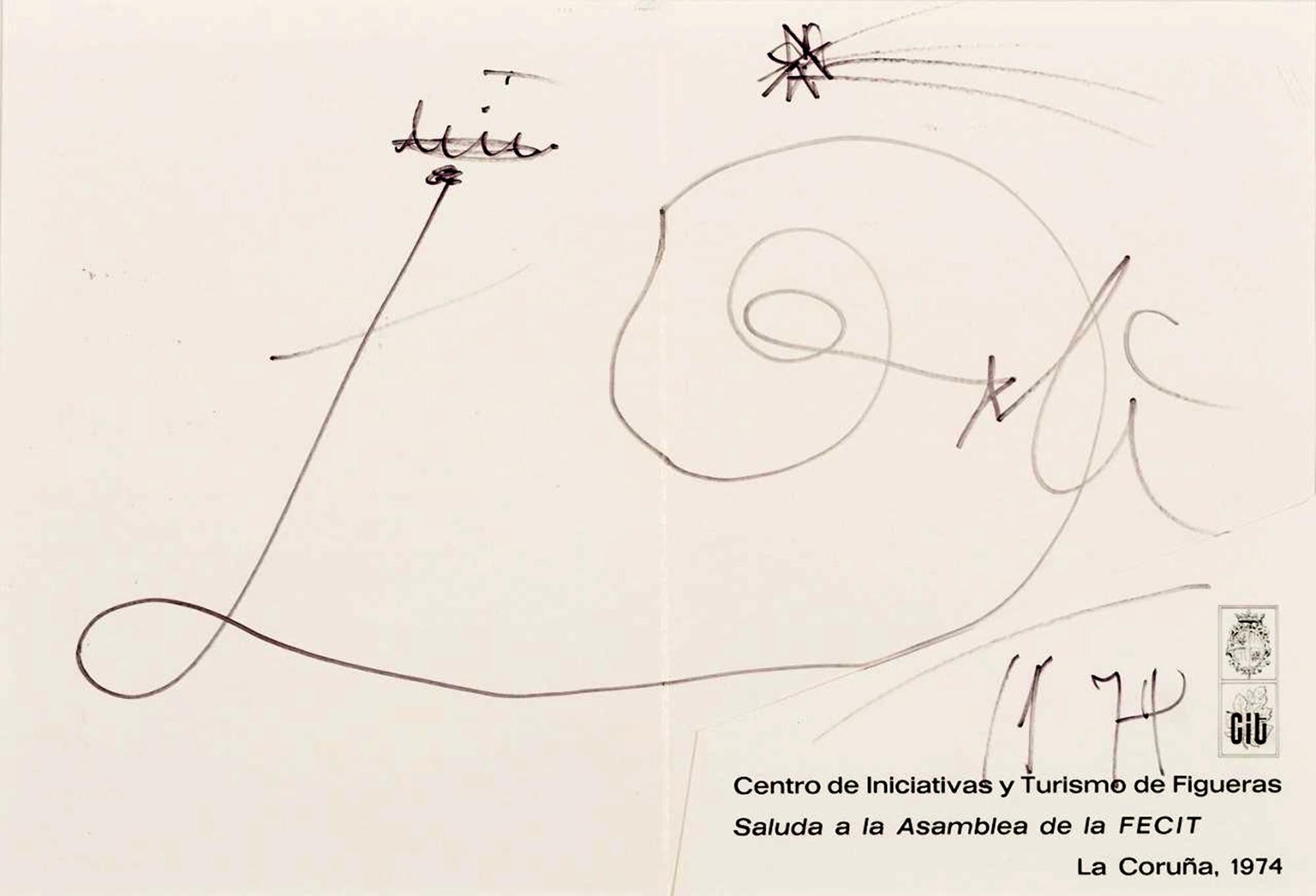 Salvador Dali Ink - 5 For Sale on 1stDibs | salvador dali ink drawings ...
