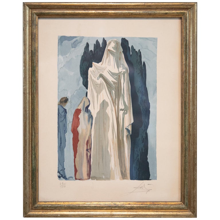 Salvador Dali Pencil Signed and Numbered 62/100 Lithograph, circa 1960 ...