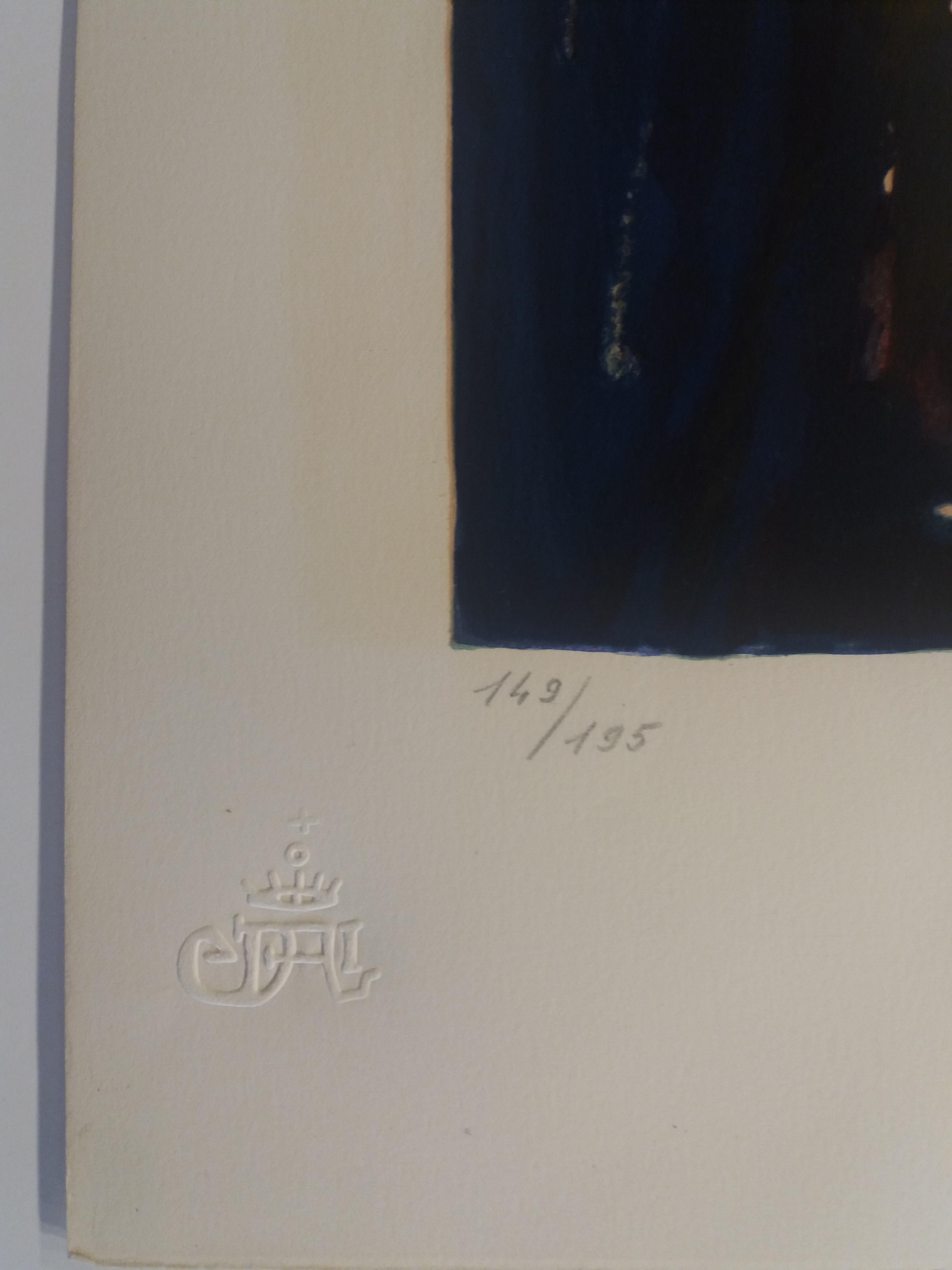 Salvador Dalí­ - Dali Vertical La Sirene lithograph certificate ...