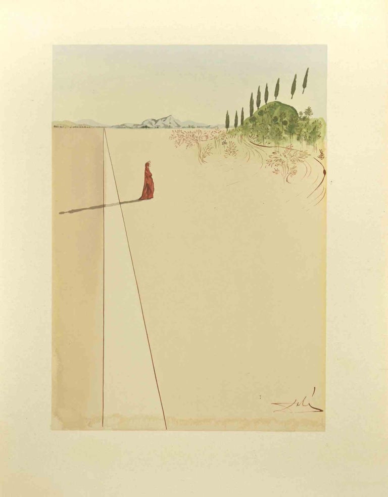 Une grande rupture - gravure sur bois - 1963 En vente sur 1stDibs