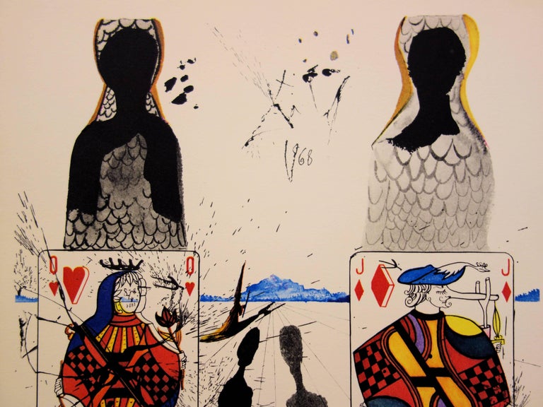 Salvador Dalí­ - Alice in Wonderland : Queen's Croquet Ground ...