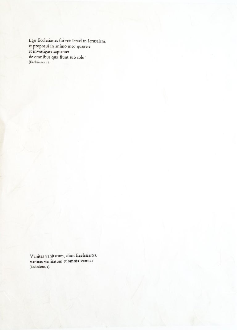 Salvador Dalí­ - Biblia Sacra #54 " Vanitas Vanitatum", Complete Chapter For Sale at 1stDibs