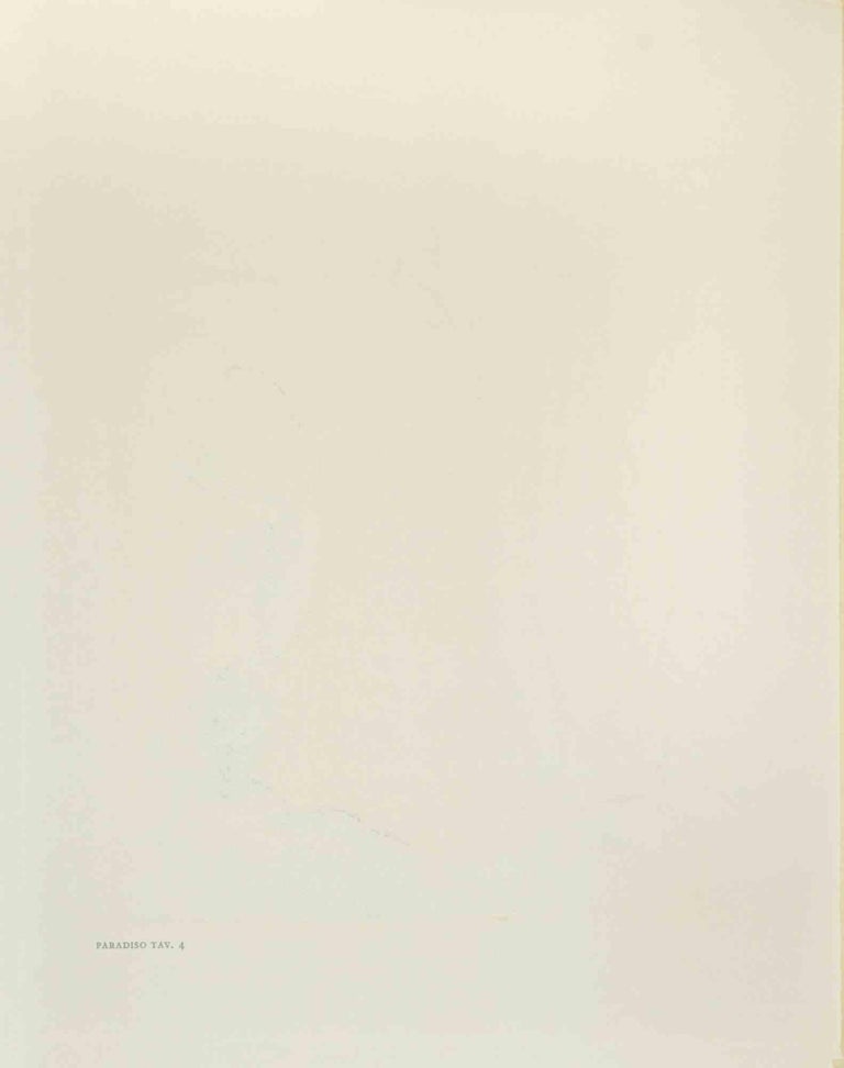 Dante and Beatrice - Woodcut - 1963 For Sale at 1stDibs