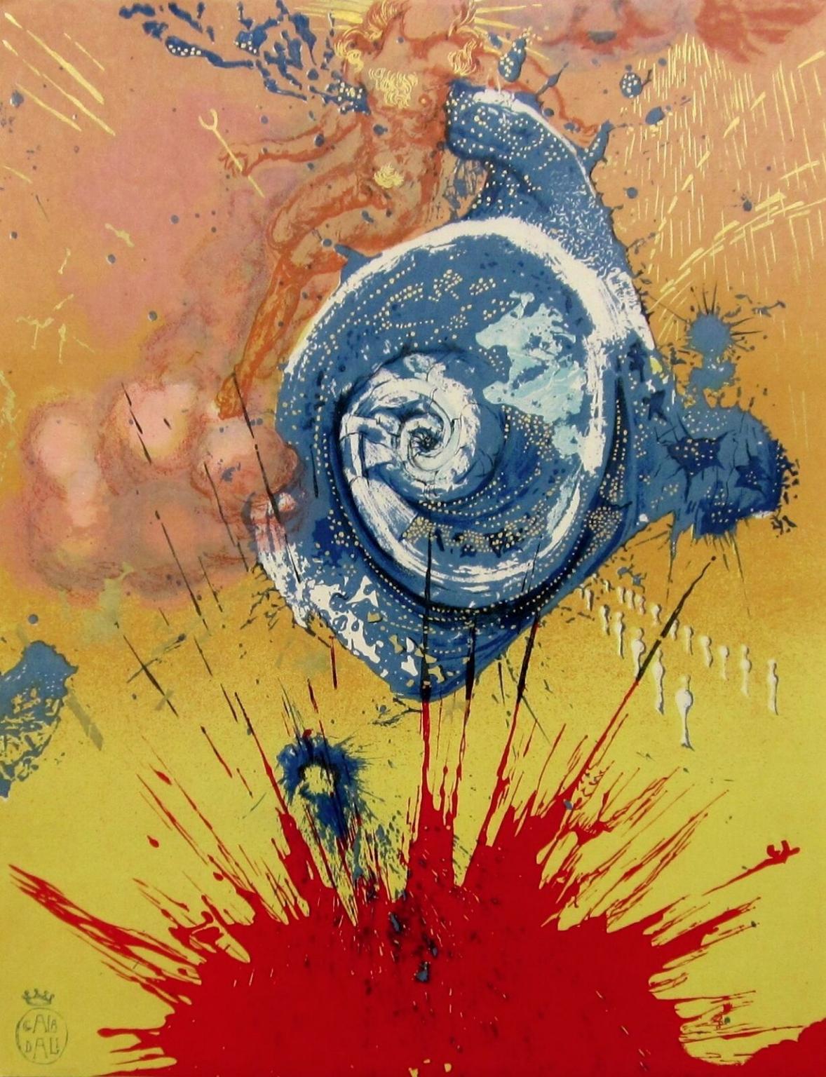 Salvador Dalí­ - Mystery of Sleep, from Visions Surrealiste, Lithograph ...