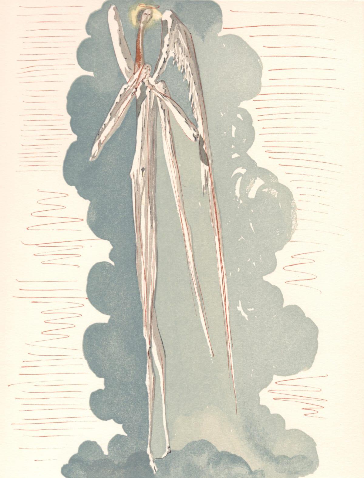 Salvador Dalí­ - Inferno Canto 5 from the Divine Comedy, Woodcut by ...