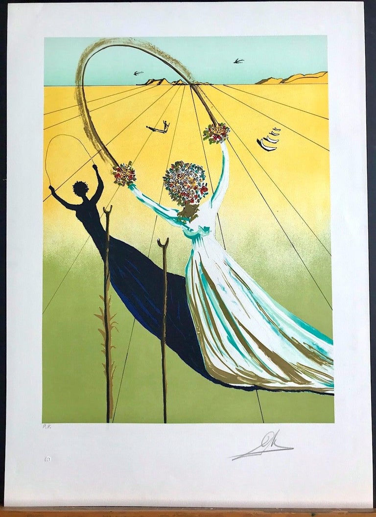 Salvador Dalí­ - DREAM PASSAGE Signed Lithograph on Arches Paper ...