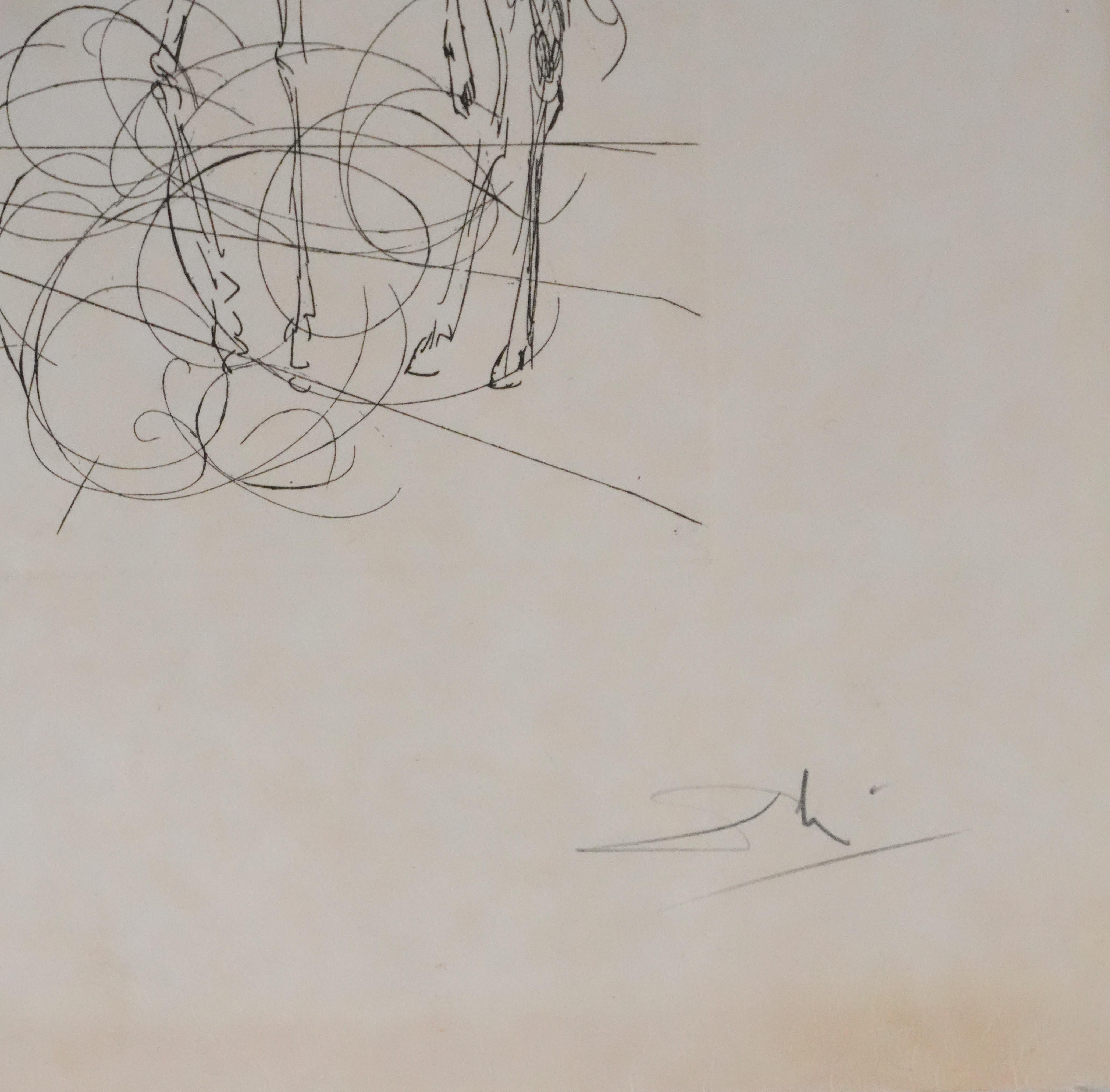 Salvador Dalí­ - Flordali : The Rose With Butterflies - Original ...