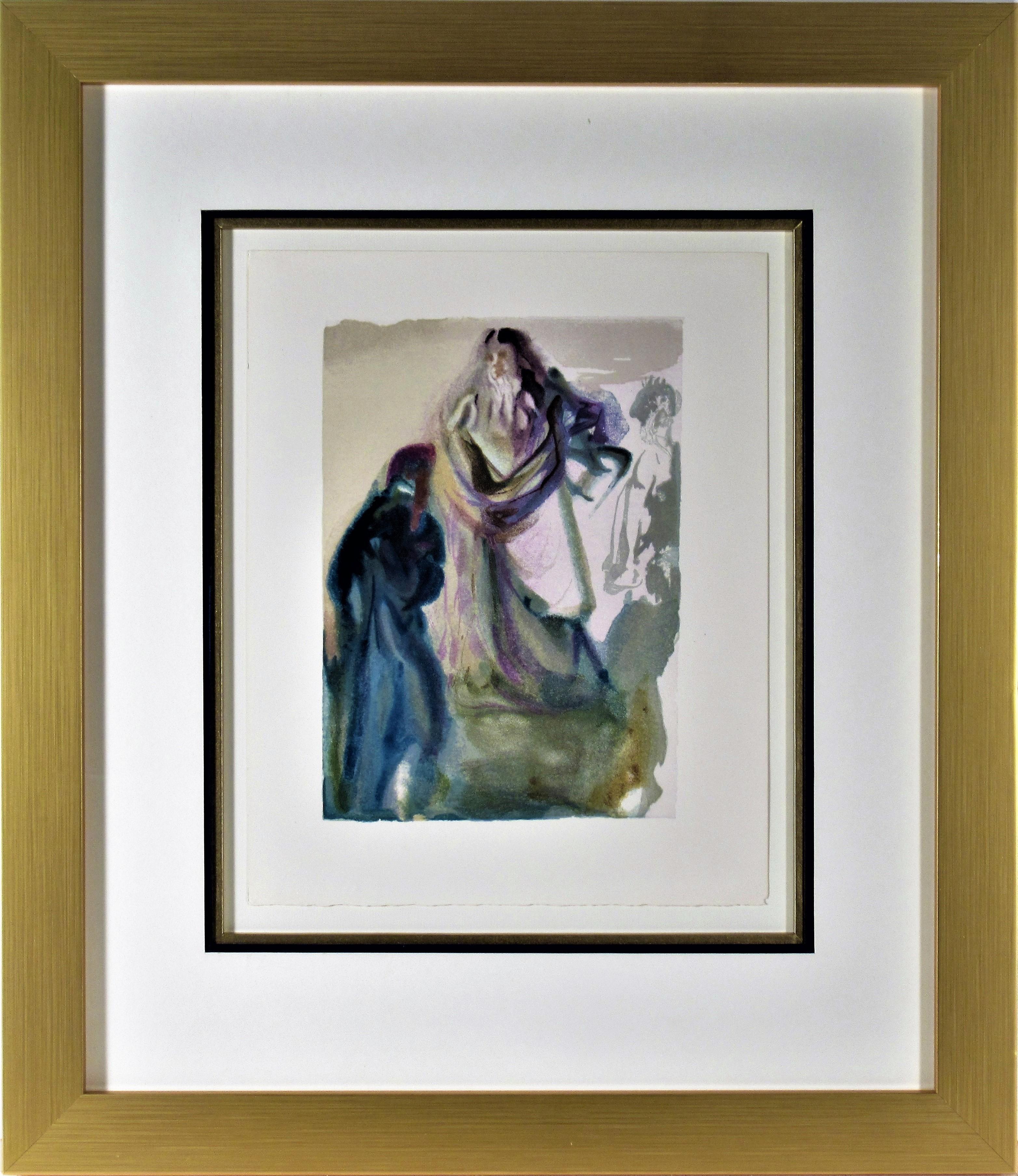 Salvador Dalí­ - Purgatory 33 - Dante purified - Woodcut - 1963 at 1stDibs