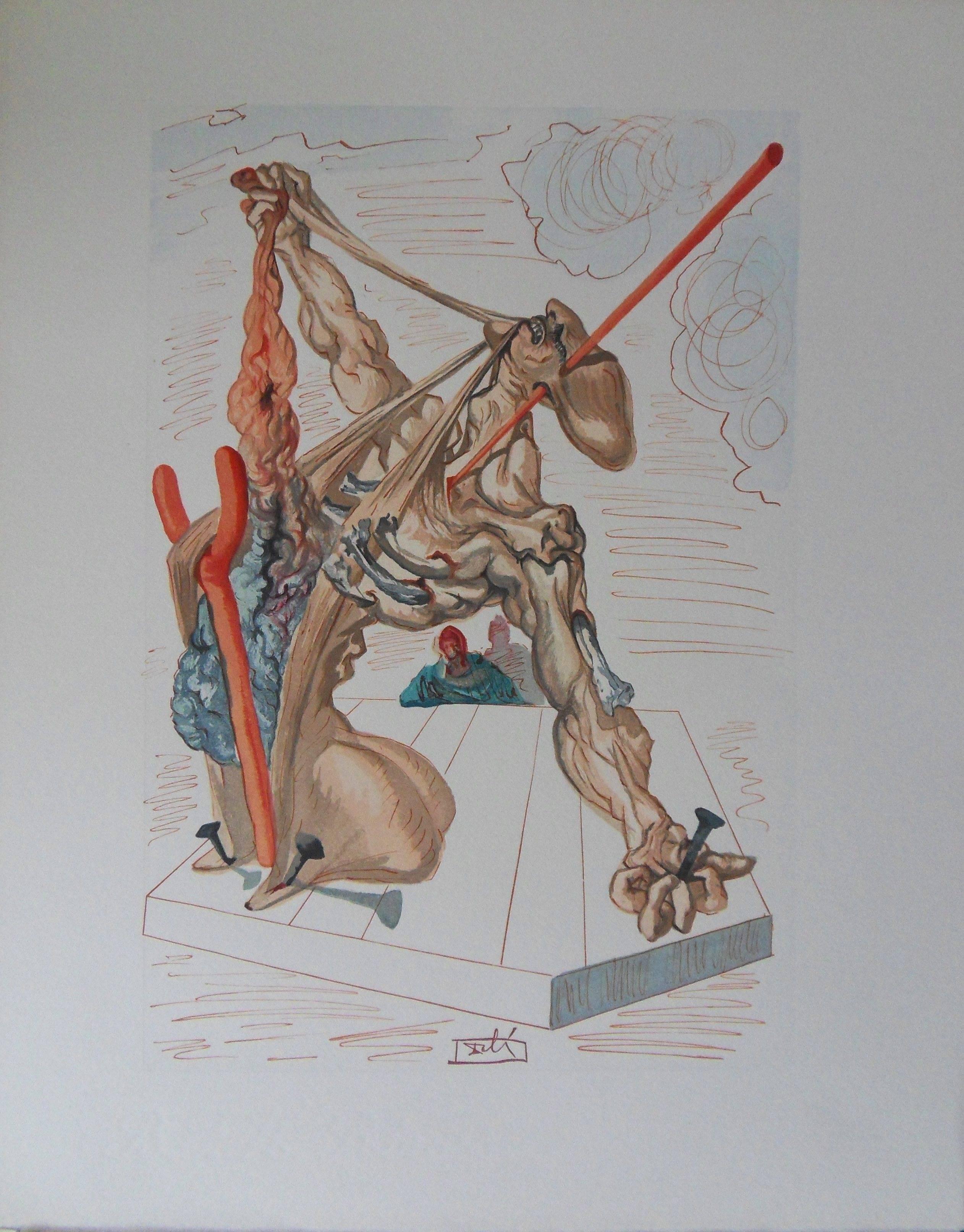 Salvador Dalí­ - Paradise 3 - The The First Heaven - original woodcut ...