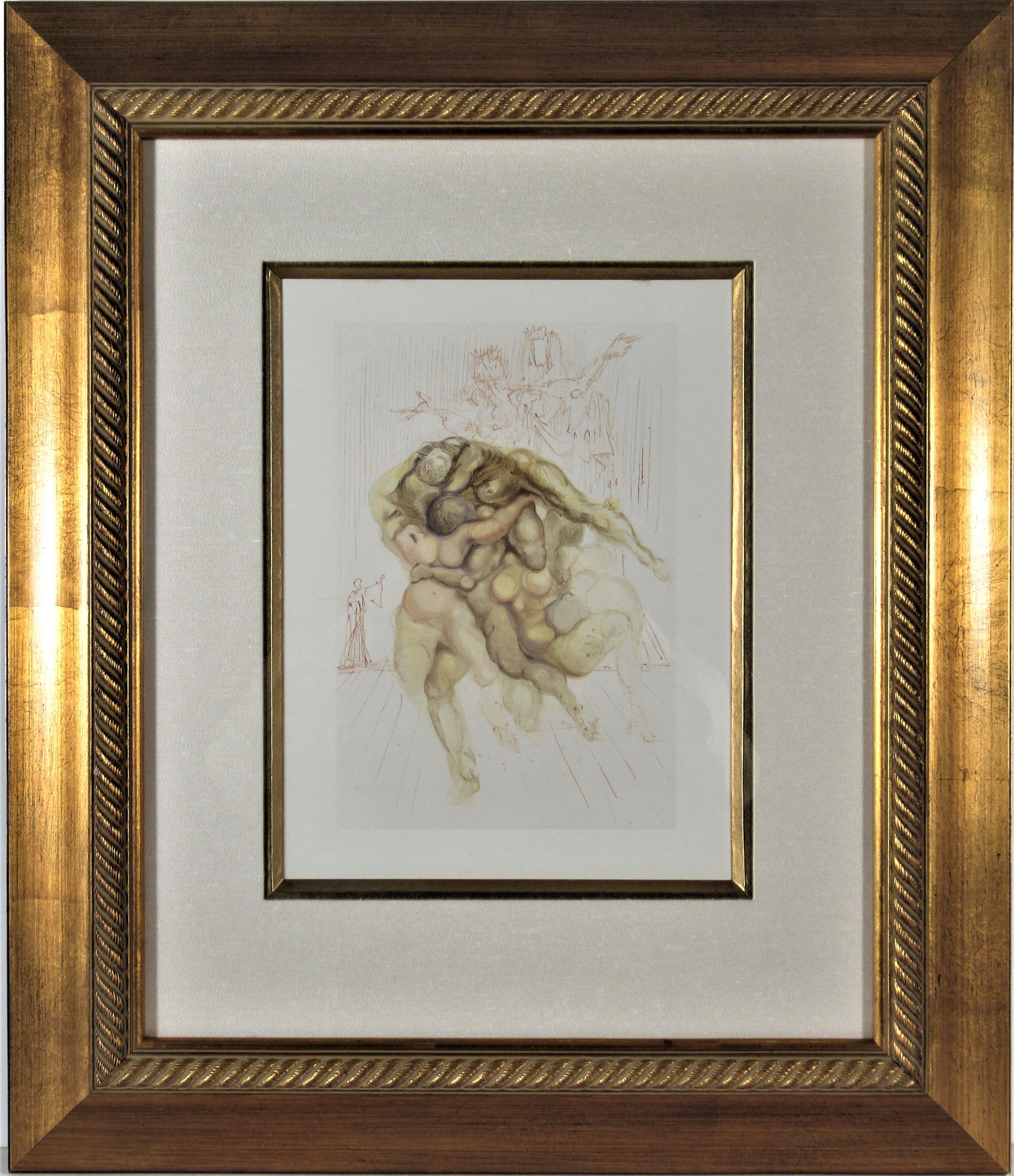 Salvador Dalí­ - Inferno Canto 11: On the Edge of the Seventh Circle ...