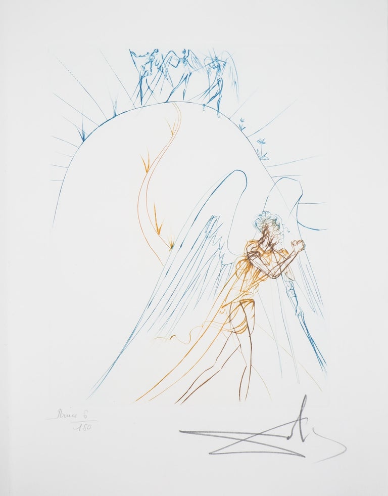 Salvador Dalí­ - Le Paradis Perdu : The Flight of Satan - Original ...