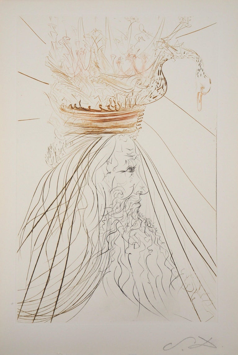 Salvador Dalí­ - Le roi Marc ("King Marc"), Original etching ...