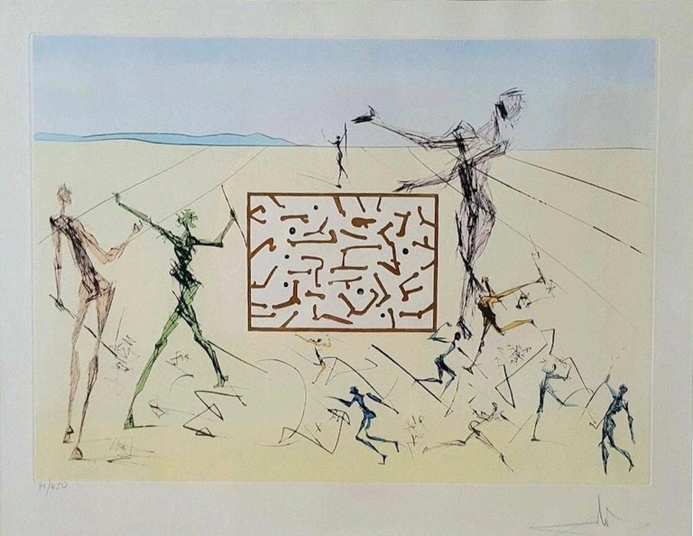 Salvador Dalí­ - L'Electronique (Electronics), Limited edition, hand ...