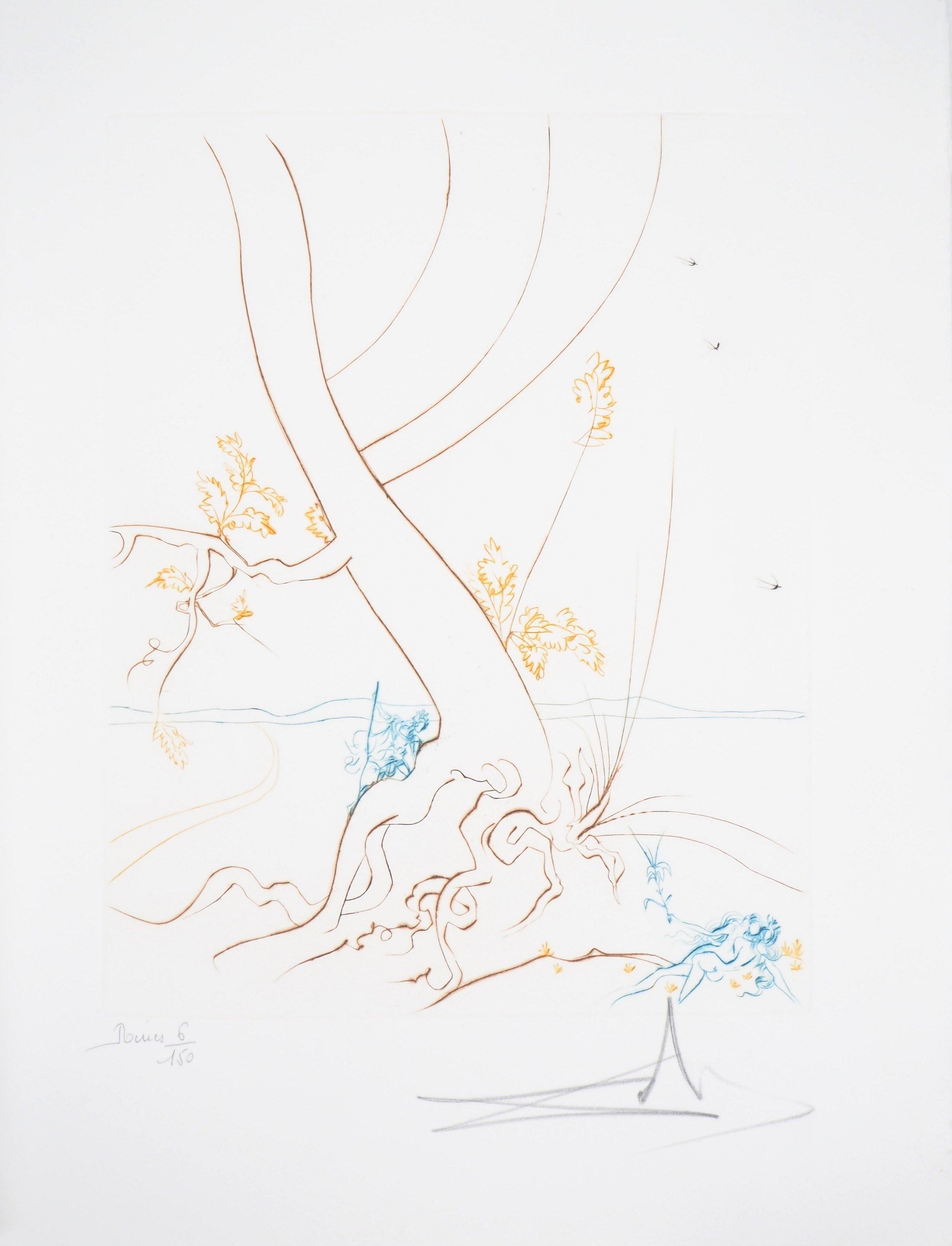 Salvador Dalí­ - Lost Paradise : Tree of Knowledge - Original ...