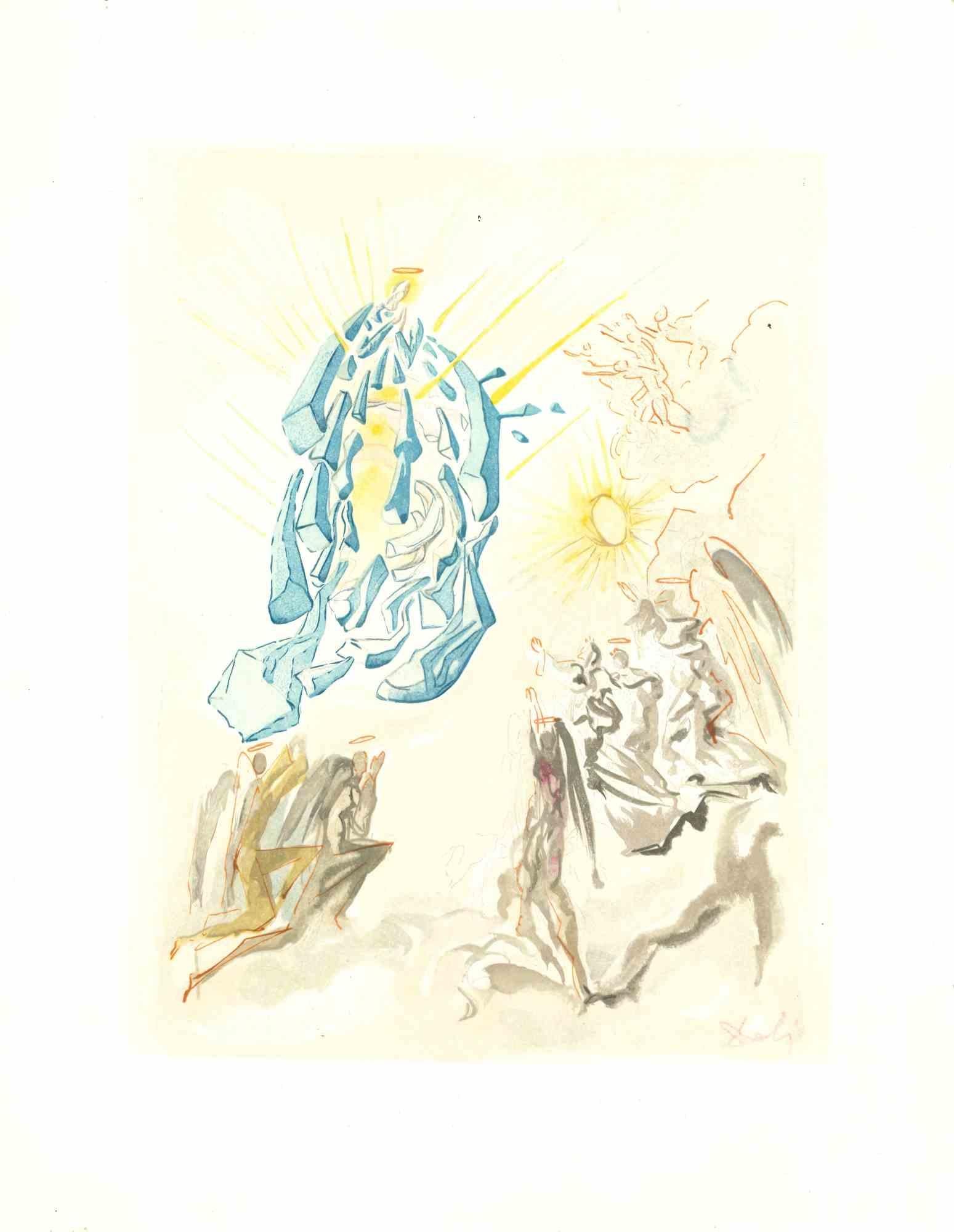 Salvador Dalí­ - Paradise 6 - The heaven of Mercury - woodcut - 1963 at ...