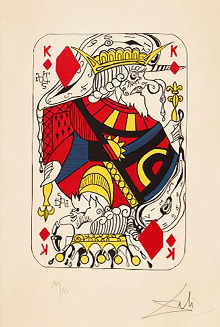 Salvador Dalí­ - Playing Cards, Set of Four Lithographs by Salvador ...