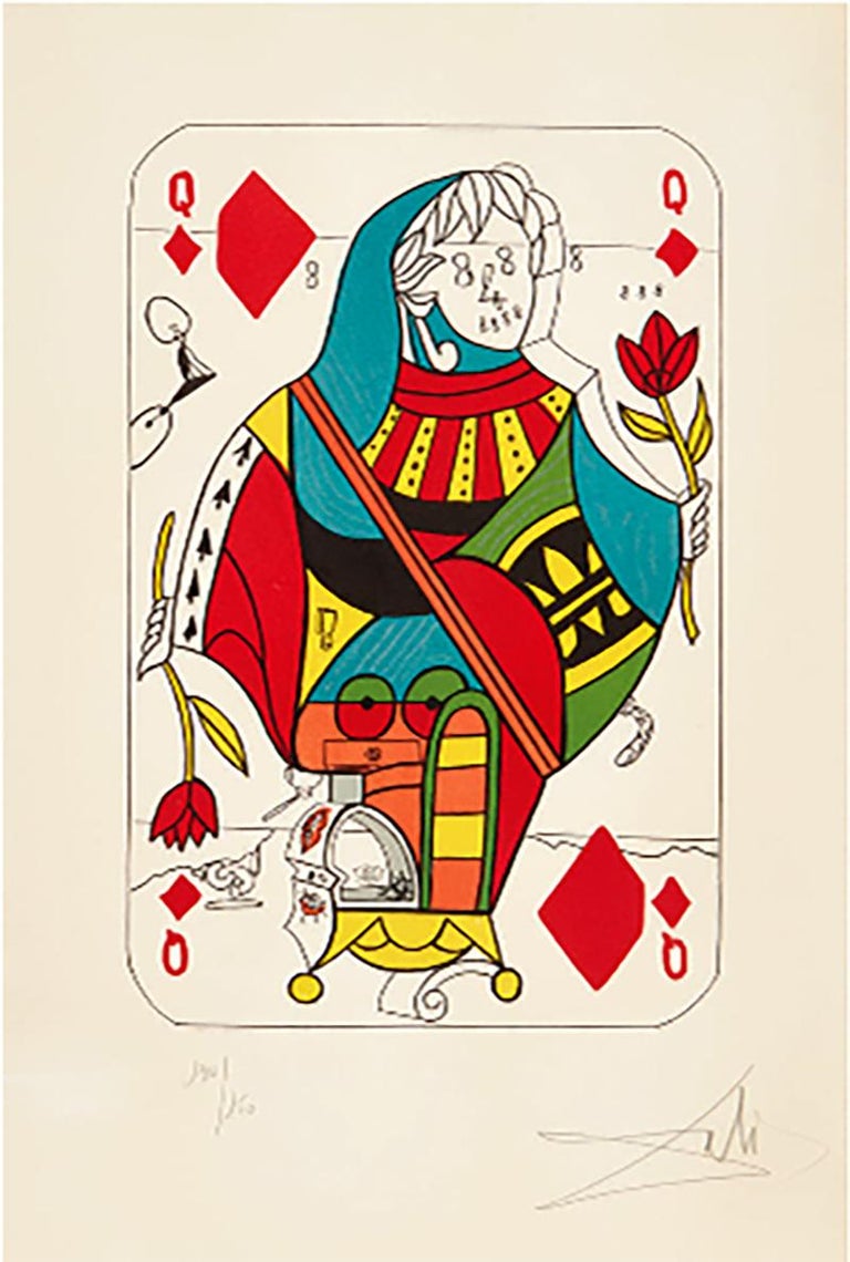 Salvador Dalí­ - Playing Cards, Set of Four Lithographs by Salvador ...